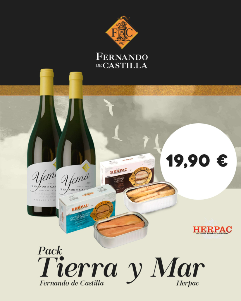 Pack Tierra y Mar | FDC & Herpac - Bodegas Fernando de Castilla